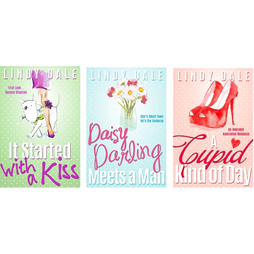 Design 3 CUTE ILLUSTRATED Romantic Comedy eBook Covers | Book cover contest