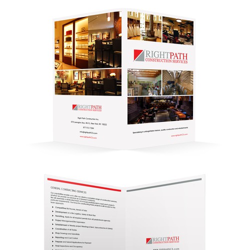 Designs | Right Path Construction looking for the Right brochure ...