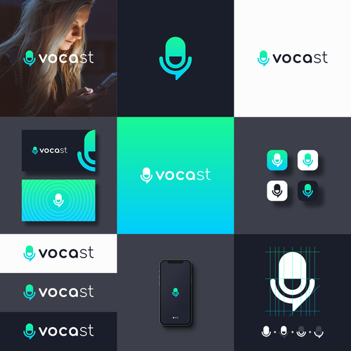 Designs | Logo ORIGINAL & FUN d'une app de mini messages vocaux ...