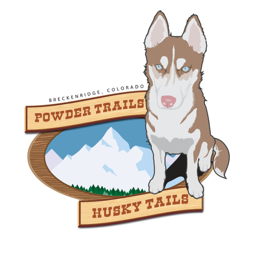 Logo for Fun Vacation Company called Powder Trails & Husky Tails | Logo ...