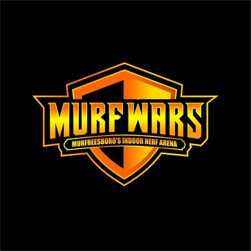 Design a logo for a fun and exciting new NERF WAR ARENA, the first of ...