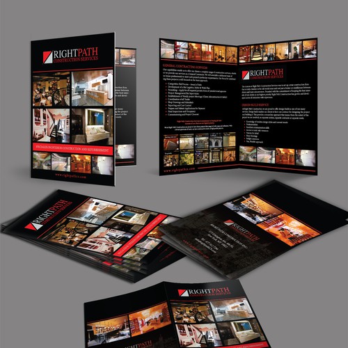Designs | Right Path Construction looking for the Right brochure ...