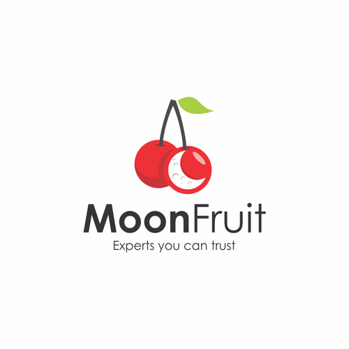Designs | Need a fun logo for a brand called "MoonFruit" | Logo design ...