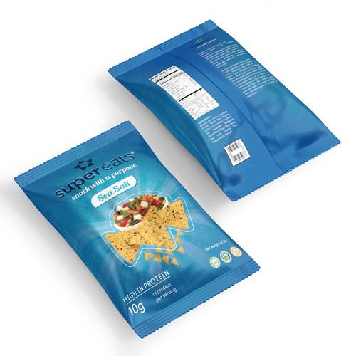 Create an innovative & unique chip snack bag for SuperEats! | Product ...