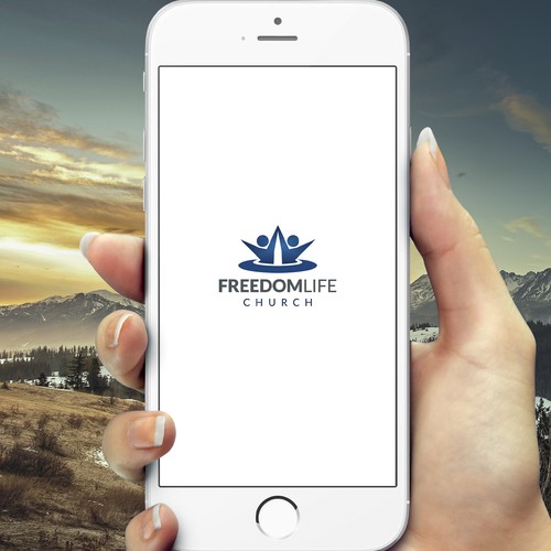 Design a fresh, attractive logo for Freedom Life Church - modern, bold ...