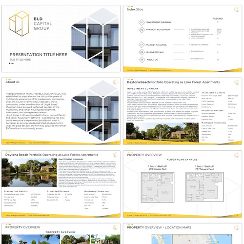 Presentation for Real Estate Investment Project | PowerPoint template ...