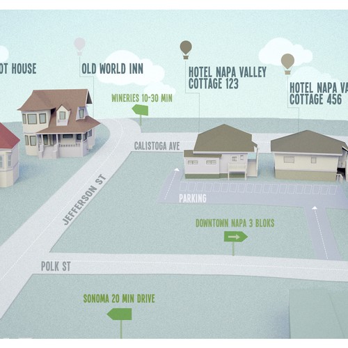 DESIGNER CHALLENGE: Cartoon/Graphic Map that is fun & easy to read ...