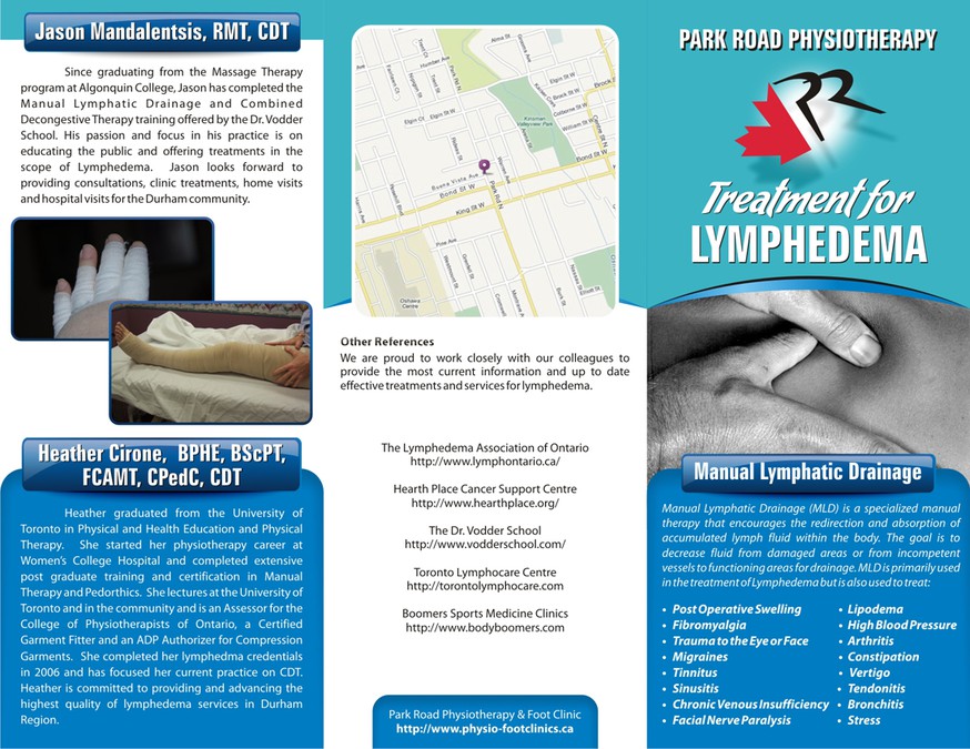 Lymphedema Treatment Brochure | Print or packaging design contest