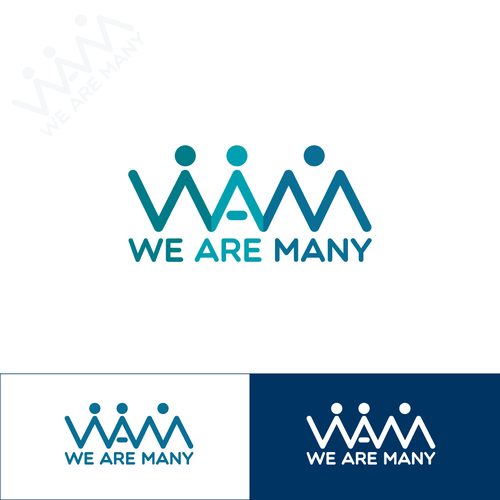 We Are Many Logo! | Logo design contest