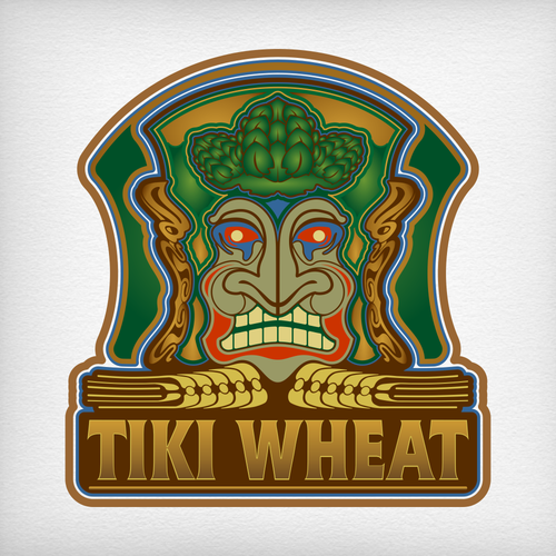 Create an original beer can logo for TIKI Wheat | Product label contest