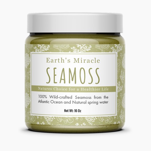 Designs | Design a Label for our Sea Moss Gel Product | Product label ...