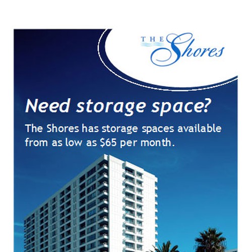 The Shores Storage Flyer | Print or packaging design contest