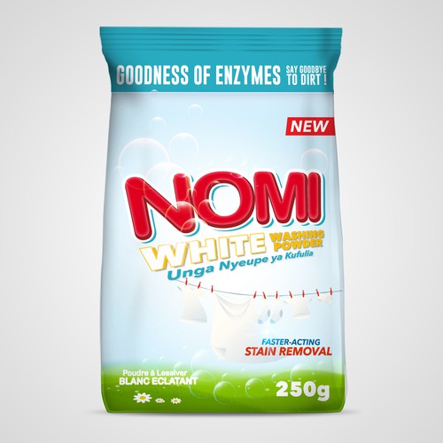Design an attractive eye-catching label for Nomi Detergent! | Product ...
