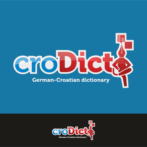 Logo for a dictionary with flashcards and education games | Logo design ...