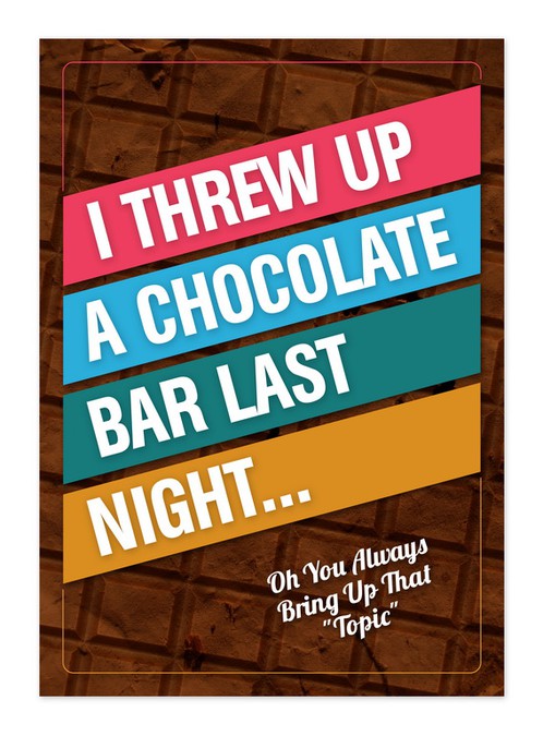 joke poster | Postcard, flyer or print contest