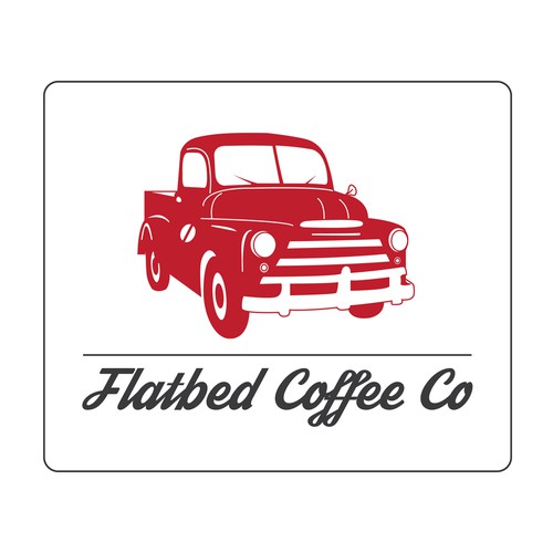 Mobile coffee shop flatbed truck logo | Logo design contest