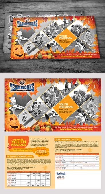 Sports-based youth program postcard design | Postcard, flyer or print ...