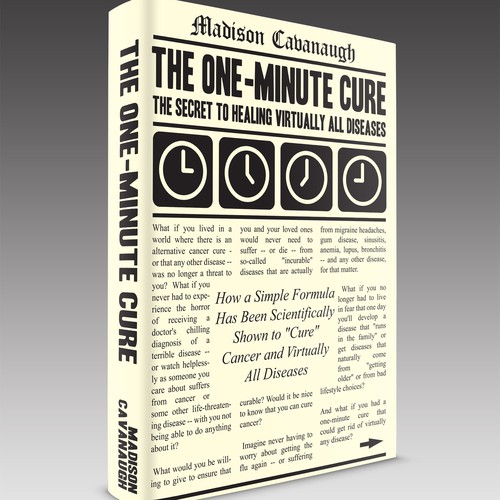 Newspaper-Style Book Cover Design | Book cover contest