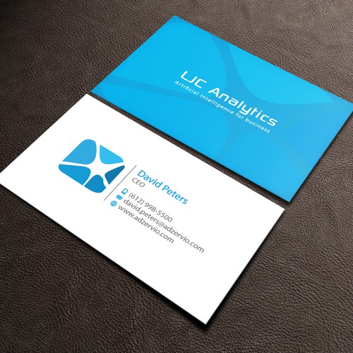 Artificial Intelligence business card | Business card contest