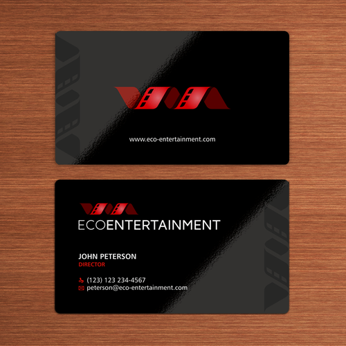 Create a beautiful entertainment friendly business card | Business card ...