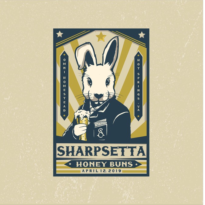 Rad tastical vintage beer poster. | Logo design contest