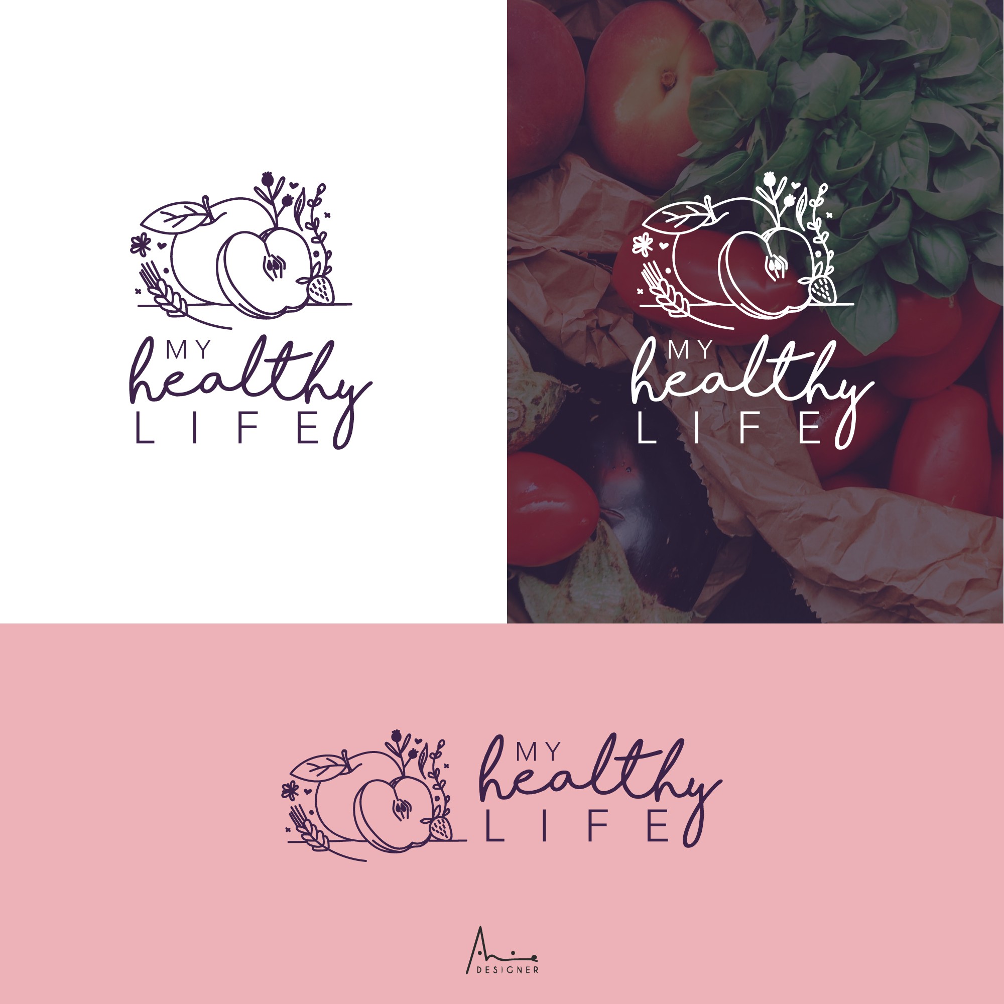Healthy Food Logos - Free Healthy Food Logo Ideas, Design & Templates