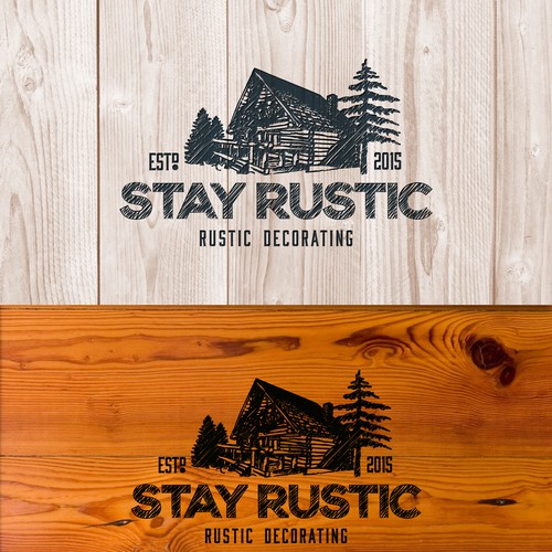 Create a vintage/rustic looking logo for Stay Rustic | Logo design contest