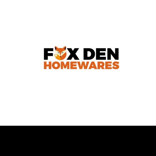 Create a stylized fox-themed logo for Fox Den Homewares | Logo design ...
