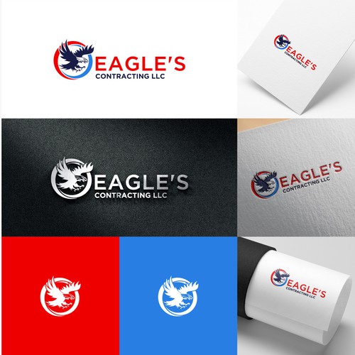 Designs | Eagle's Contracting LLC | Logo & brand identity pack contest