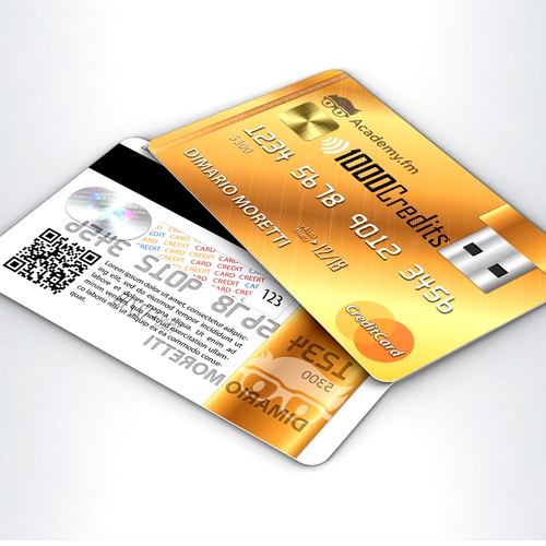 Create a Beautiful Golden "Credit" Card! | Product packaging contest