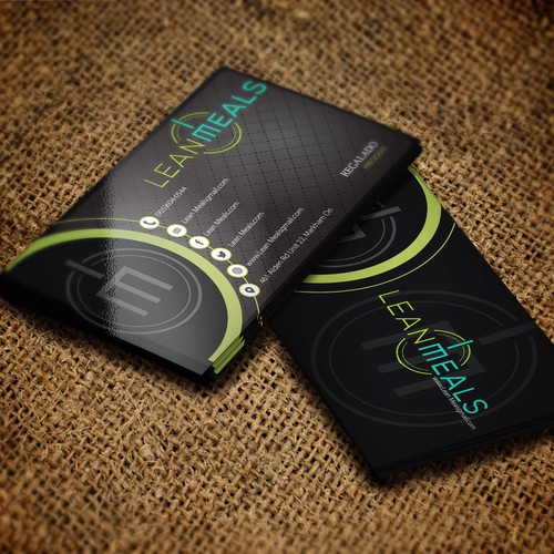 Designs | Lean Meals Business Cards | Business card contest
