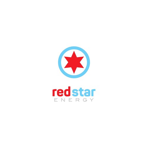 Create a exciting multi 6 point red star logo for an up and coming ...