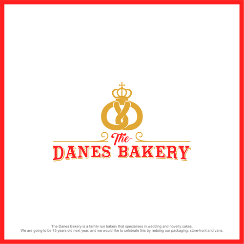 The Danes Bakery: 75th anniversary logo | Logo design contest