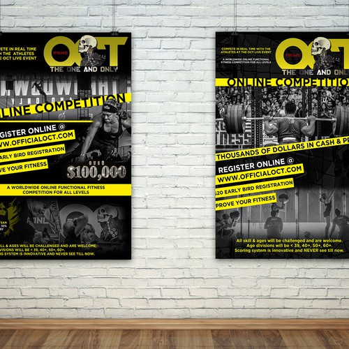 Online CrossFit Event Poster | Postcard, flyer or print contest