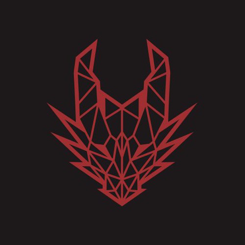 Dragon's face in low poly style | Logo design contest