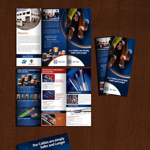 Create a professional brochure for cable manufacturer | Brochure contest