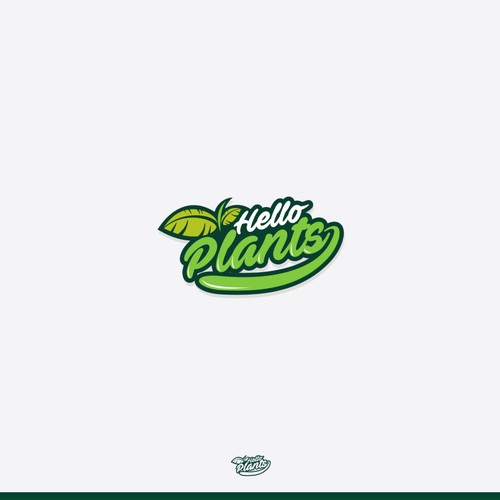 Create a funky fresh logo for an online plant store called ' hello ...