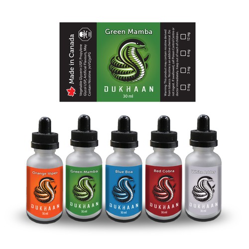 Creative E-Liquid Label Design Needed | Product label contest