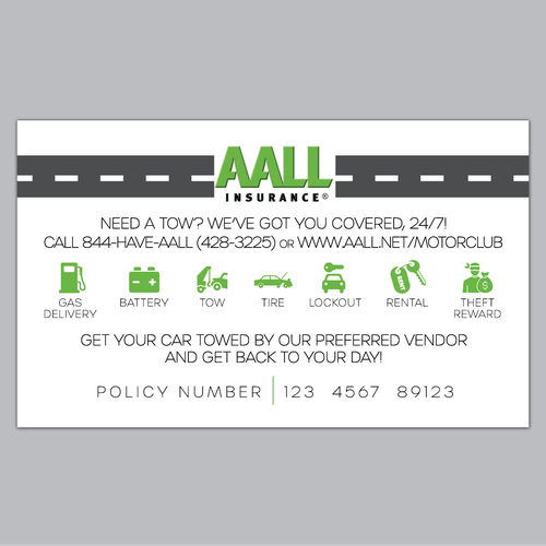 Roadside Membership ID Card | Postcard, flyer or print contest