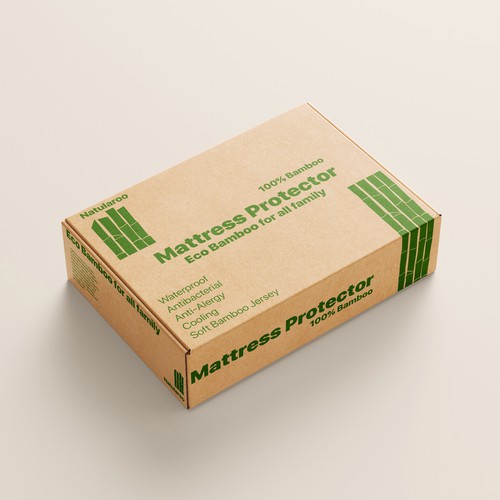 Designs | Bamboo Eco Mattress Protector Packaging Design | Product ...