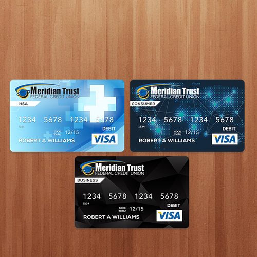 Looking for Debit Card Designs, Need 3 different versions | Other ...