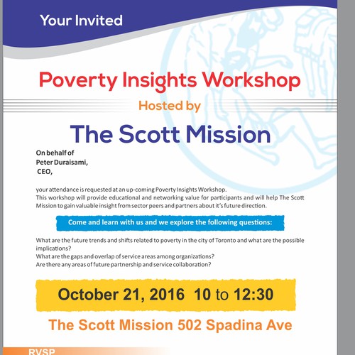 Workshop Poster for Non-Profit | Poster contest