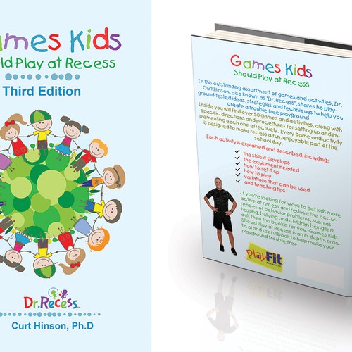 Design a fun, colorful book cover for Games Kids Should Play at Recess ...