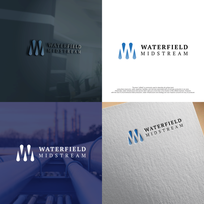 Waterfield Midstream is an energy company that needs a classic logo ...