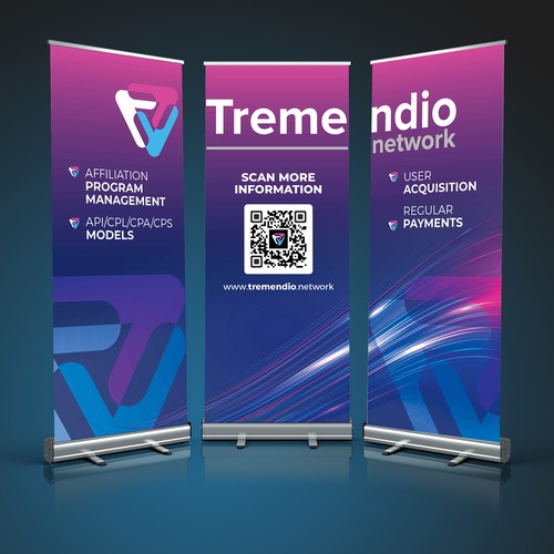 Designs | Triangular banner for trade show | Signage contest