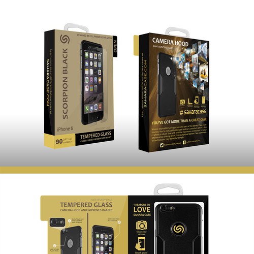 New Retail Phone Case Packaging design for Saharacase | Product ...