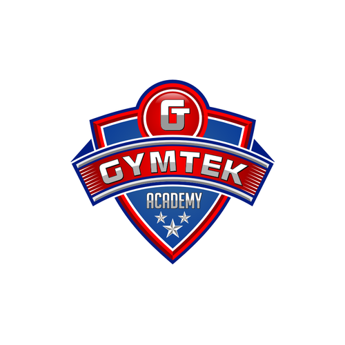 Create an energetic and modern logo for a new gymnastics training ...