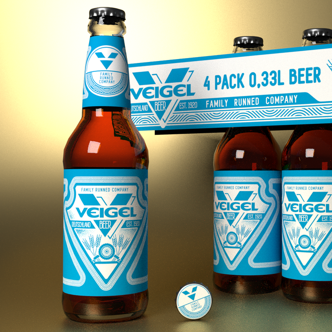 Veigel Beer -Established in 1920 | Product label contest