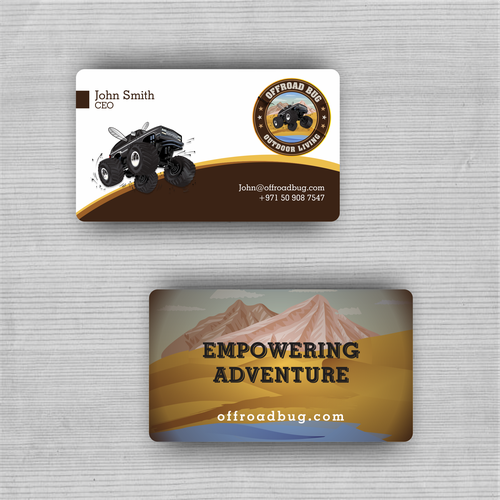 Outdoor Adventure Co. Business Cards | Business card contest