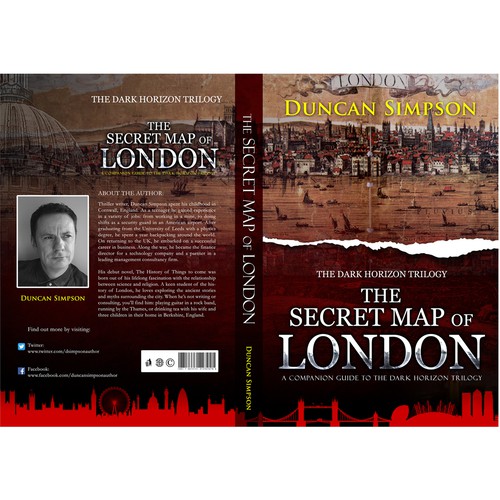 Cover for 'The Secret Map of London' | Book cover contest
